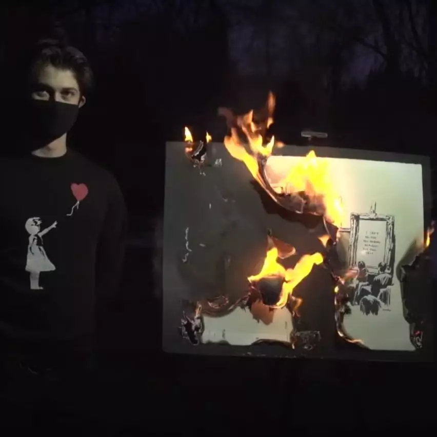 Umfanekiso weskrini wevidiyo eBurnt Banksy yi-Injective Protocol