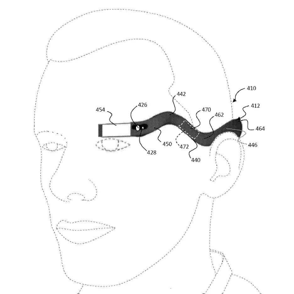 براءة اختراع Google Glass