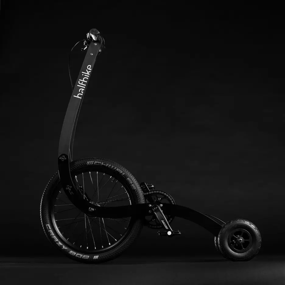 Halfbike 2.1 by Kolelinia, riteņbraukšanas produktu dizaina kickstarter, kas pacēlās