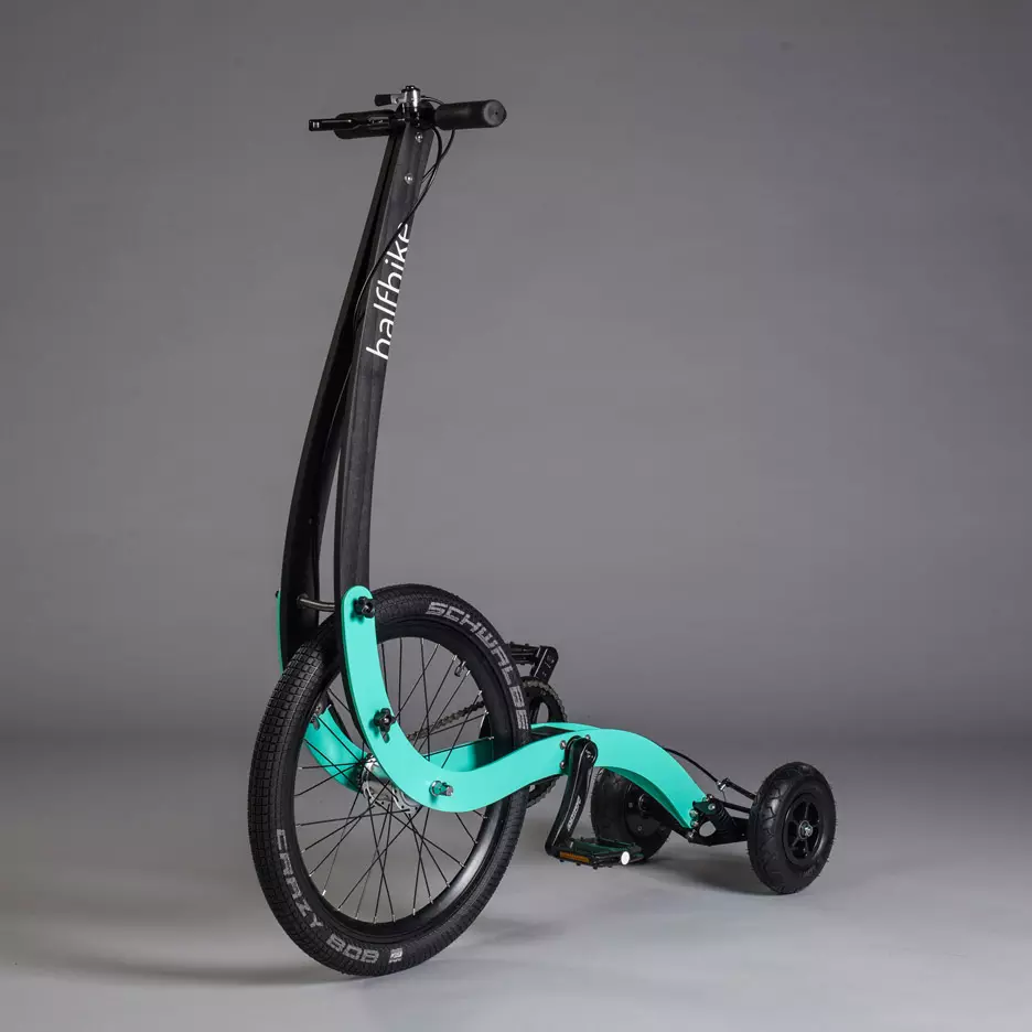 Halfbike 2.1 da Kolelinia, um kickstarter de design de produtos de ciclismo que decolou