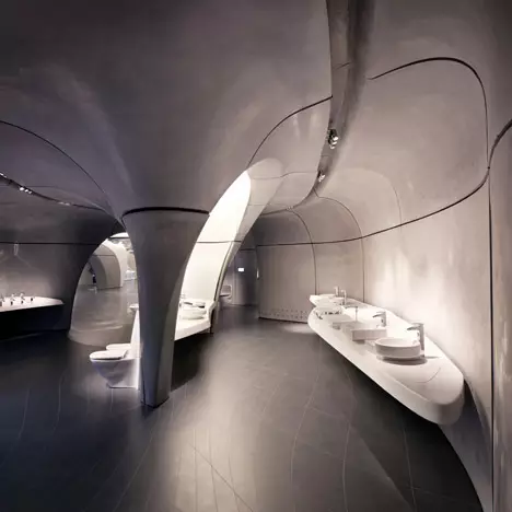 Zaha Hadid Architects မှ Roca London ပြခန်း