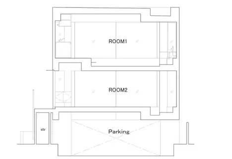 Motoazabu Apartment sYms av Kiyonobu Nakagame