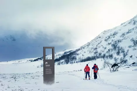 Snøhetta Norway National Parks -brändin identiteetti