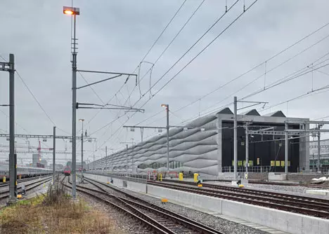 Perluasan Fasilitas Layanan Kareta api di Zurich-Herdern ku Arsiték EM2N