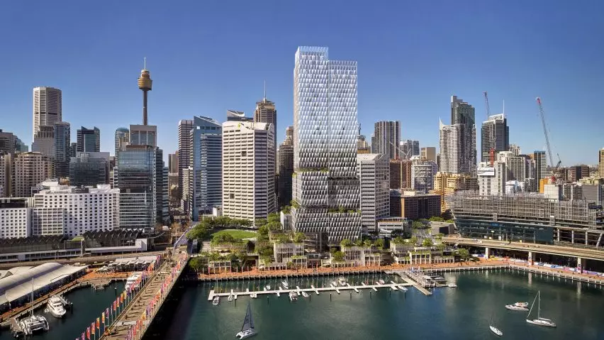 Cockle Bay Park eftir Henning Larsen fyrir Sydney, Ástralíu