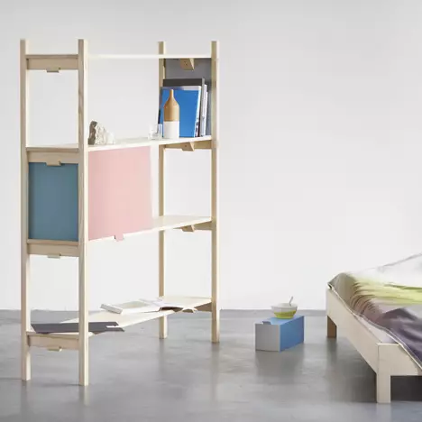 Bookbinder Regal- und Schlafzimmermöbel von Florian Hauswirth | Entwurf
