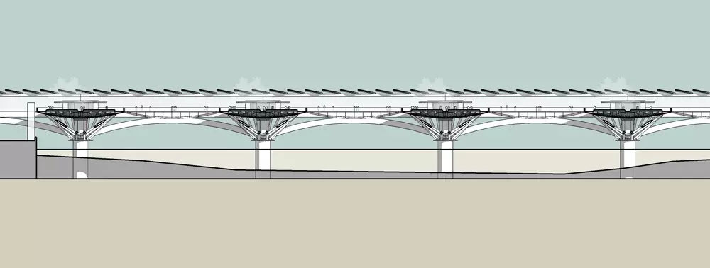 Crispin Wride svela una proposta alternativa per un ponte giardino a Blackfriars, inclusa una serie di isole giardino