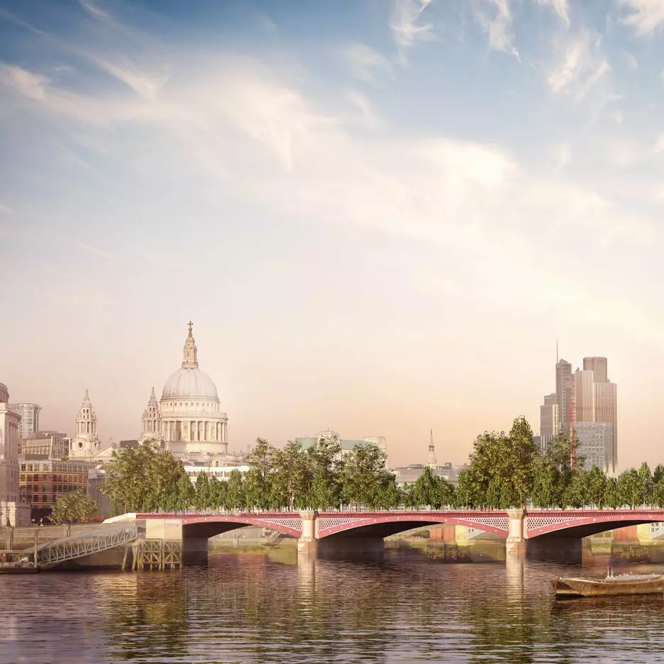 Allies жана Моррисон учурдагы Blackfriars кесилишинде альтернативалуу Garden Bridge сунуштайт