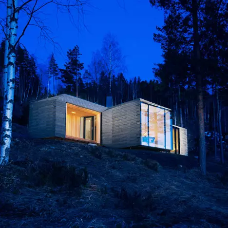 Cabine em Norderhov por Atelier Oslo