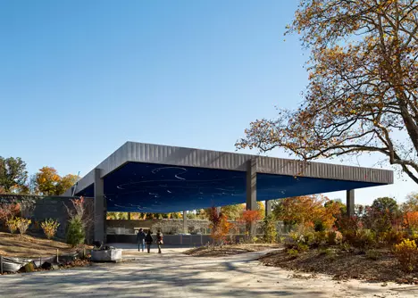 LeFrak Center at Lakeside door Tod Williams Billie Tsien Architects