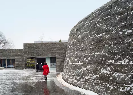 LeFrak Center at Lakeside door Tod Williams Billie Tsien Architects