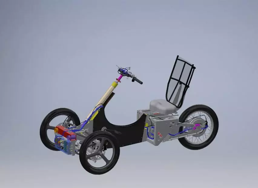 Цифровой прототип Veemo от Velometro Mobility
