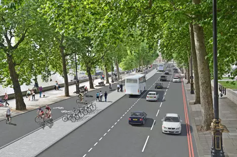 Bag-ong cycle superhighway proposal sa London
