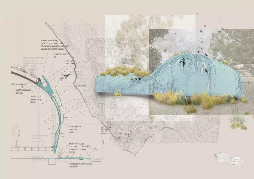 Un'illustrazione di un progetto che intende aumentare la biodiversità