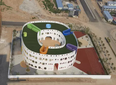 Loop Kindergarten hauv Tianjin los ntawm SAKO Architects