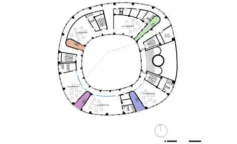 Loop Kindergarten hauv Tianjin los ntawm SAKO Architects