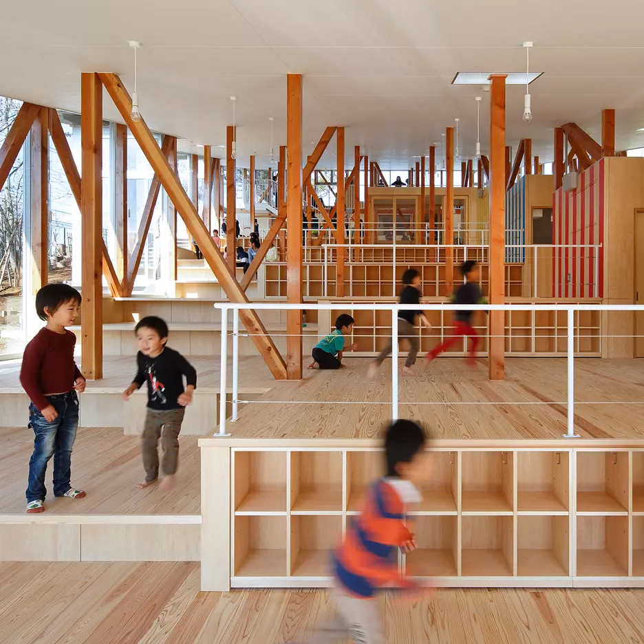 Hakusui Nursery School by Yamazaki Kentaro Design Workshop-ի կողմից