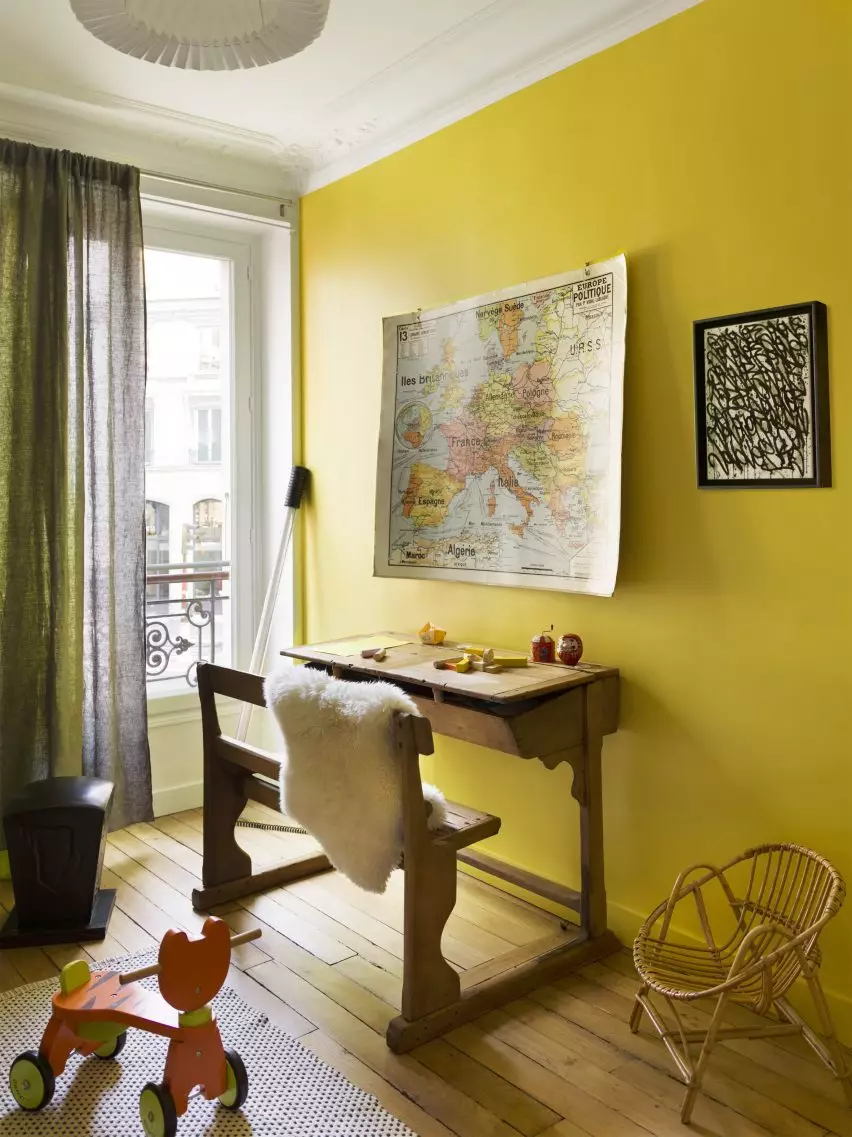 Apartamento Paris Marais quarto de criança por Sophie Dries