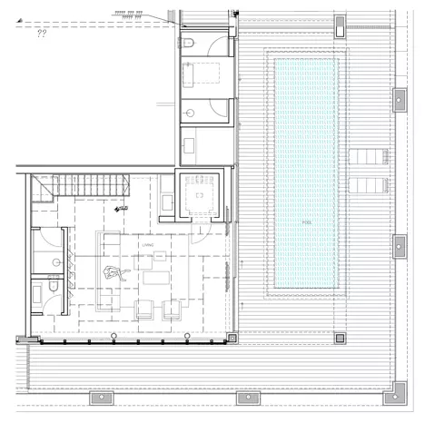 Pitsou Kedem Architects tomonidan kvadrat kompozitsiyalar Pentxaus