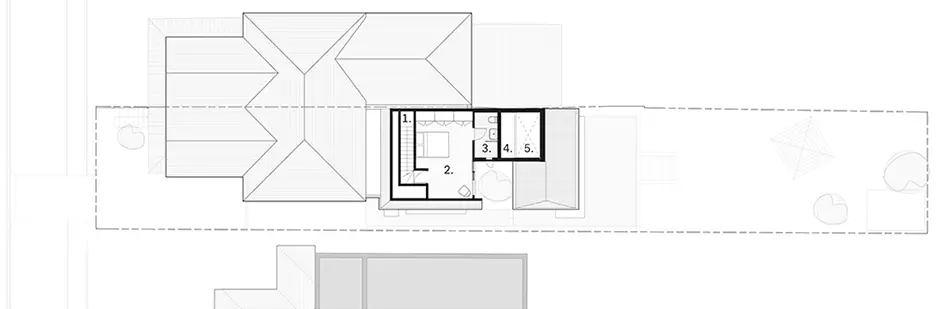 Scale Architecture тарабынан кесилген чатыры үй