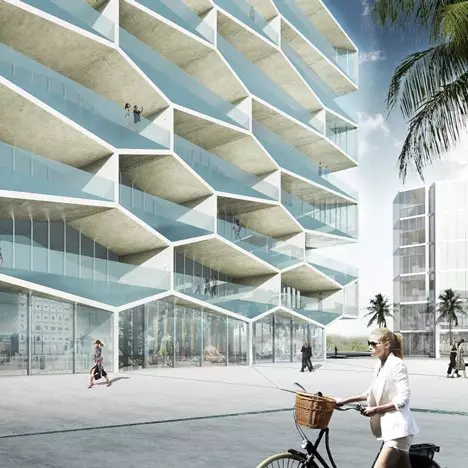 BIG dissenya un bloc d'habitatges de bresca per a les Bahames