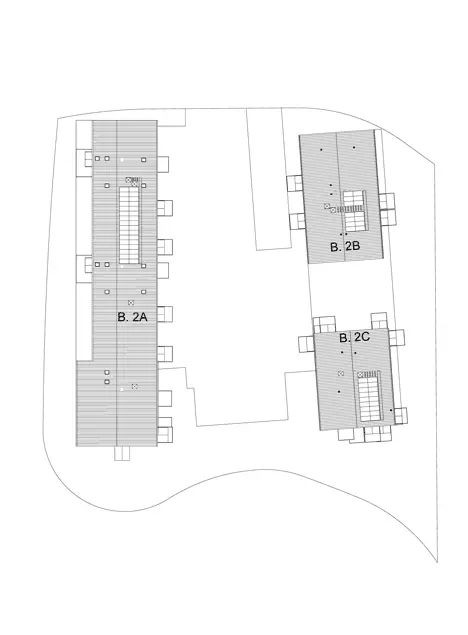 Tai Cymdeithasol Pradenn gan Block Architects