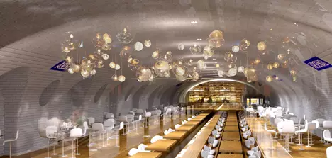 Rancangan untuk menukar stesen Metro Paris yang tidak digunakan kepada kolam renang dan galeri yang didedahkan