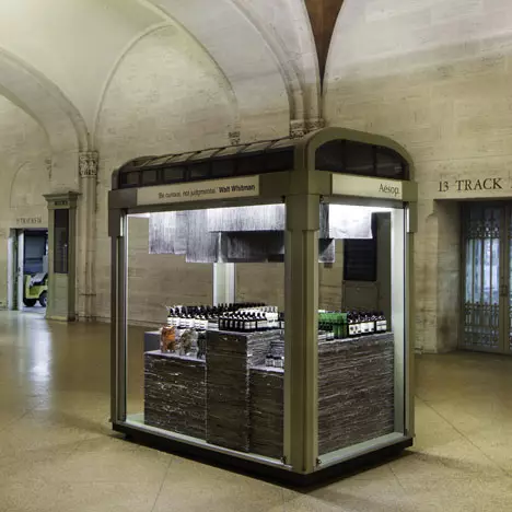 Tackleboxi Aesop Grand Central Kiosk