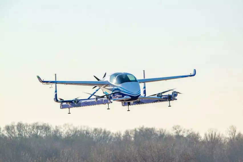 Drone de passageiros autônomo elétrico da Boeing - carro voador