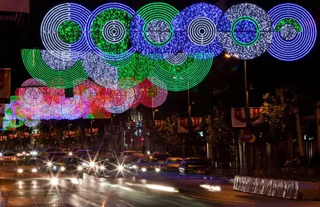 Le luci di Natale di Madrid di Teresa Sapey