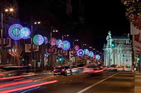 Terēza Sapeja Madrides Ziemassvētku gaismas