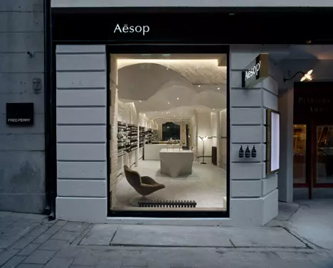 Oslo Aesop-winkel deur Snøhetta