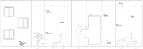 Modelwoning 2013 door Michael Lin en Atelier Bow-Wow met Andrew Barrie