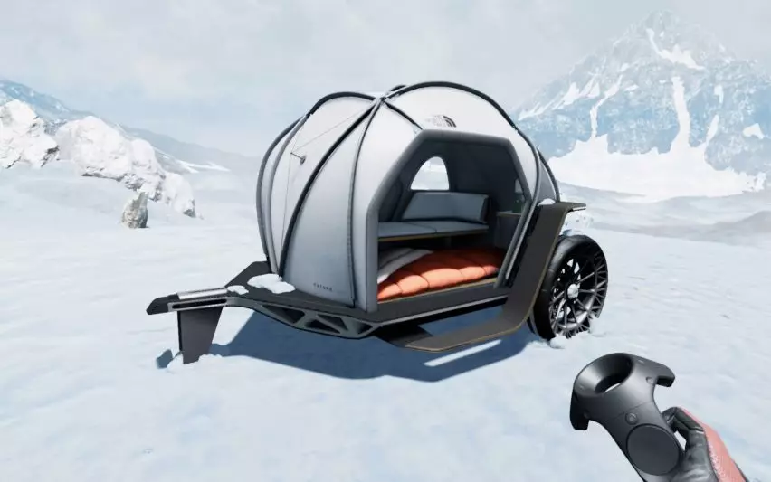 BMW Designworks and North Face debut futuristic camper concept at CES