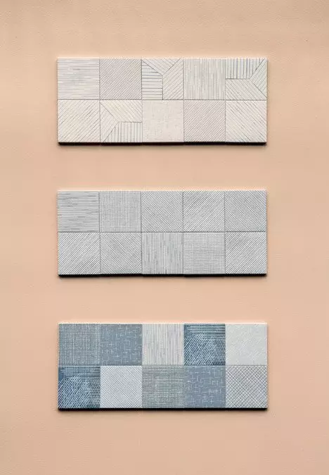 Tratti tiles by Inga Sempe for Mutina