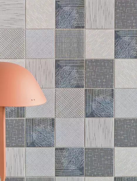 Tratti tiles by Inga Sempe for Mutina