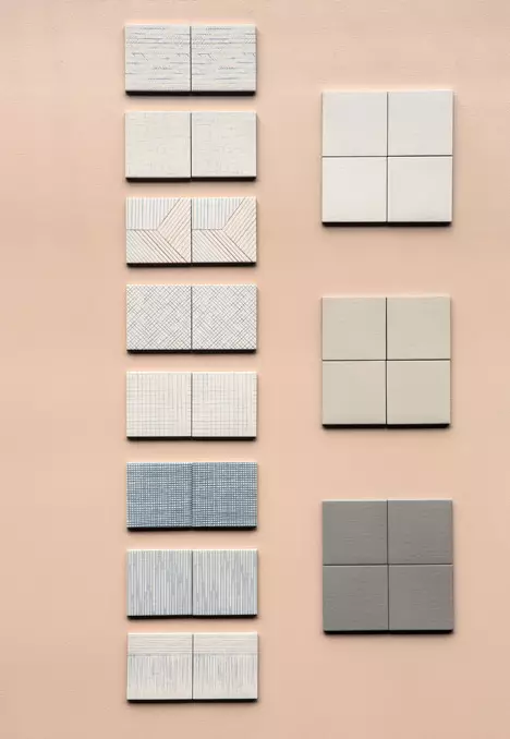 Tratti tiles by Inga Sempe for Mutina