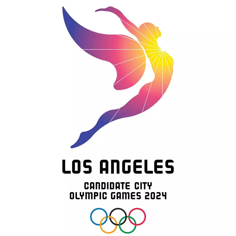 Los Angeles 2024 Logo tartanka Olombikada