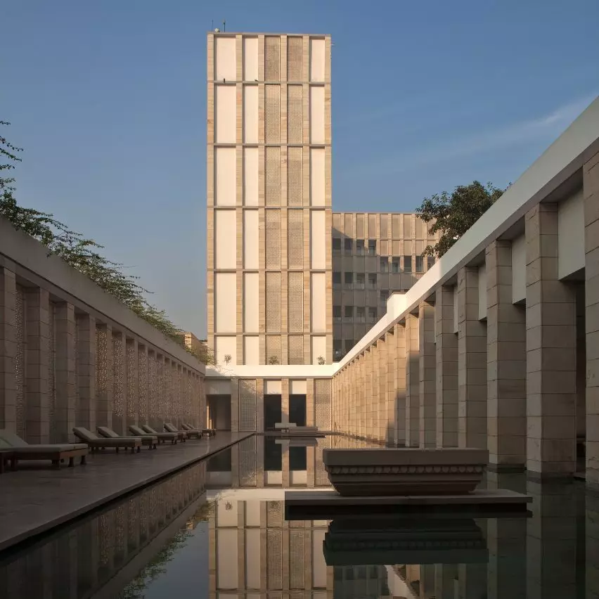 Aman New Delhi nan New Delhi, peyi Zend, pa Kerry Hill Architects