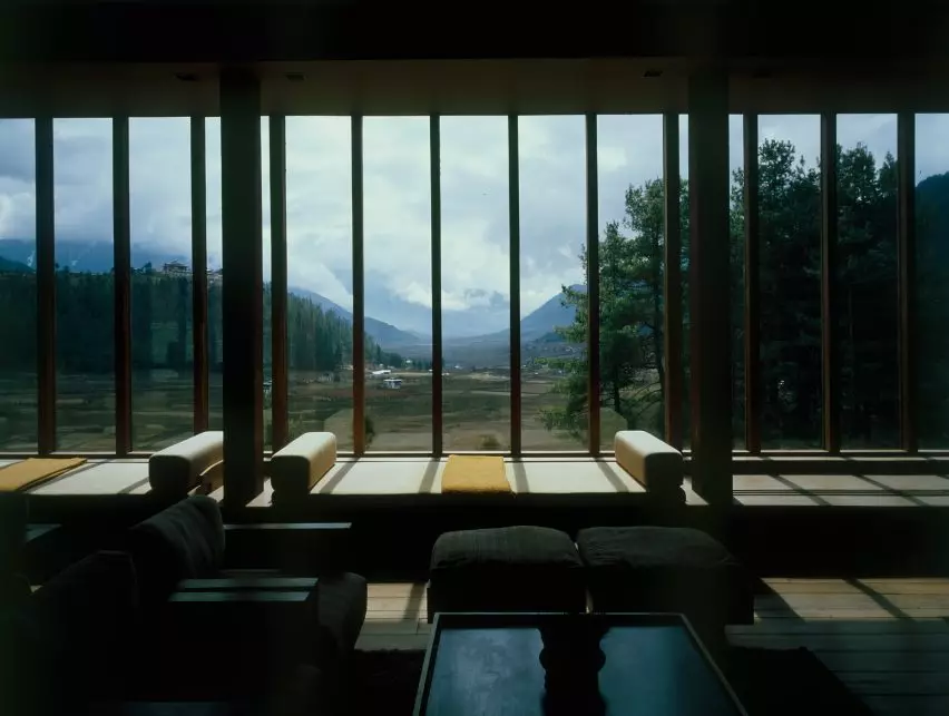 Amankora resort Gangtey-n, Bhutan, Kerry Hill Architects-en eskutik