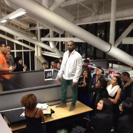 Kanye West en la Escuela de Graduados de Diseño de Harvard