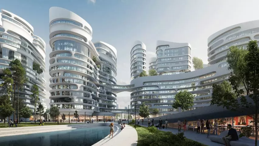 Rublyovo-Arkhangelskoye, Zaha Hadid Architects의 모스크바 스마트 시티