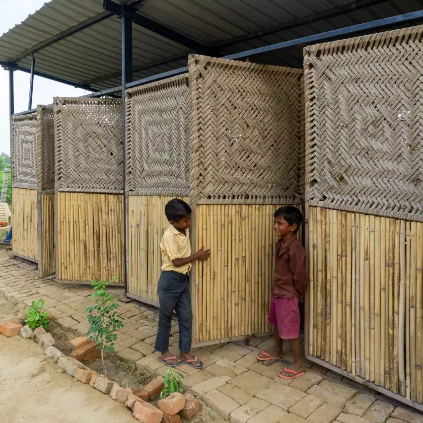 Bamboo clad school sa Delhi