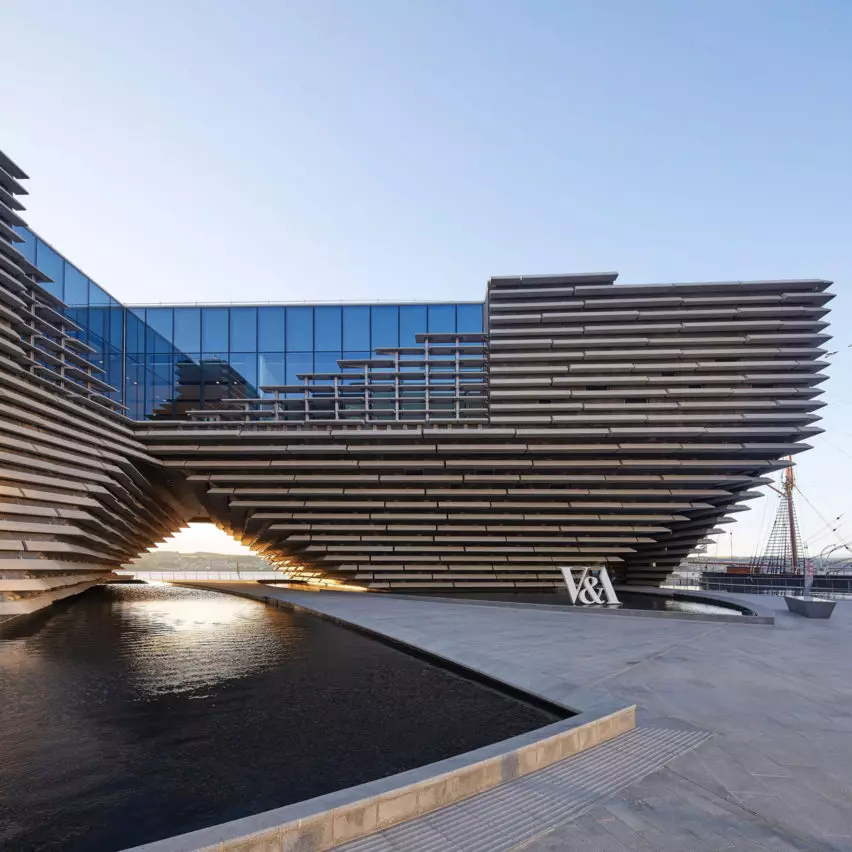 V&A Dundee eftir Kengo Kuma