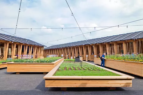 Slow Food Pavilion dening Herzog & de Meuron ing Milan Expo 2015