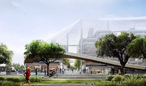 Awọn cranes Robotic lati kọ BIG ati Heatherwick's Google HQ 46246_1