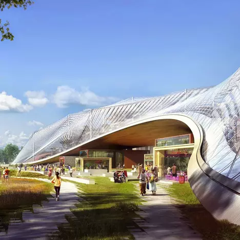 BIG ಮತ್ತು Heatherwick ನ Google HQ ಅನ್ನು ನಿರ್ಮಿಸಲು ರೊಬೊಟಿಕ್ ಕ್ರೇನ್ಗಳು 46246_3