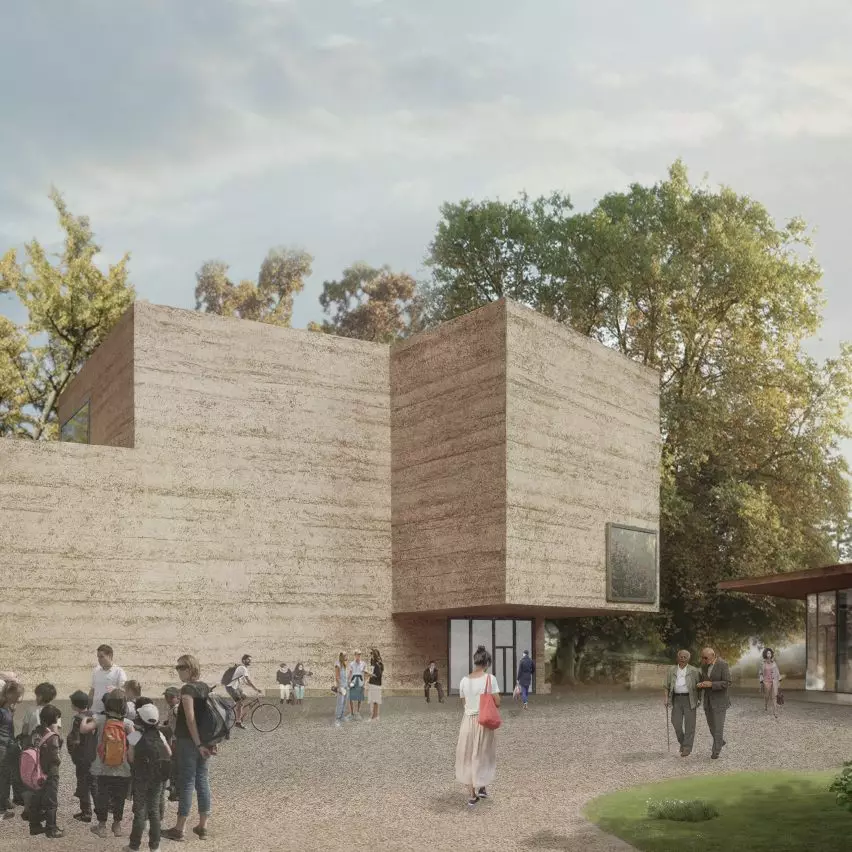 Ang extension ni Atelier Peter Zumthor alang sa Fondation Beyeler