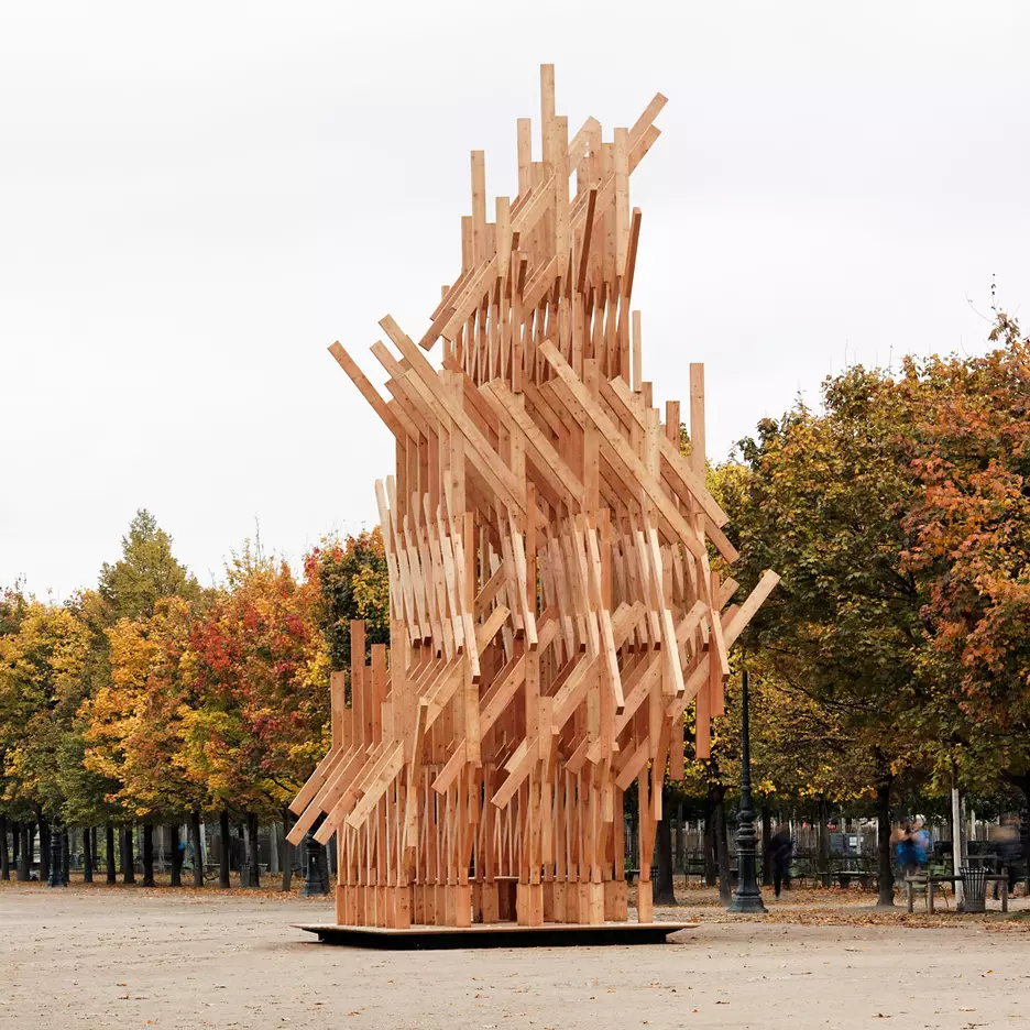 Yure de Kengo Kuma per a la Galerie Philippe Gravier