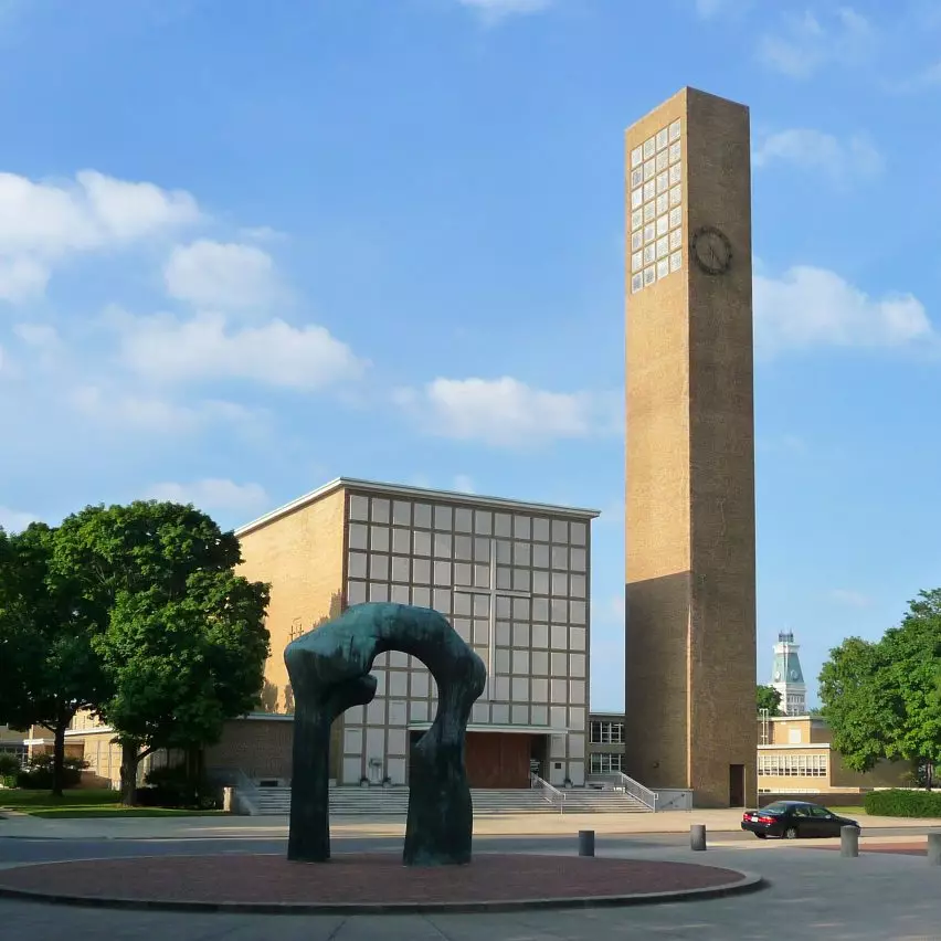 First Christian Church troch Eliel Saarinen